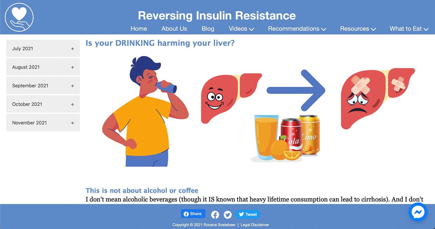 Reversing Insulin Resistance Blog - Is your DRINKING harming your liver?