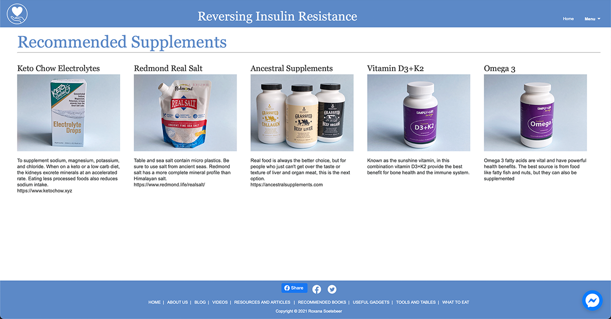 Reversing Insulin Restistance: Recommended Supplements